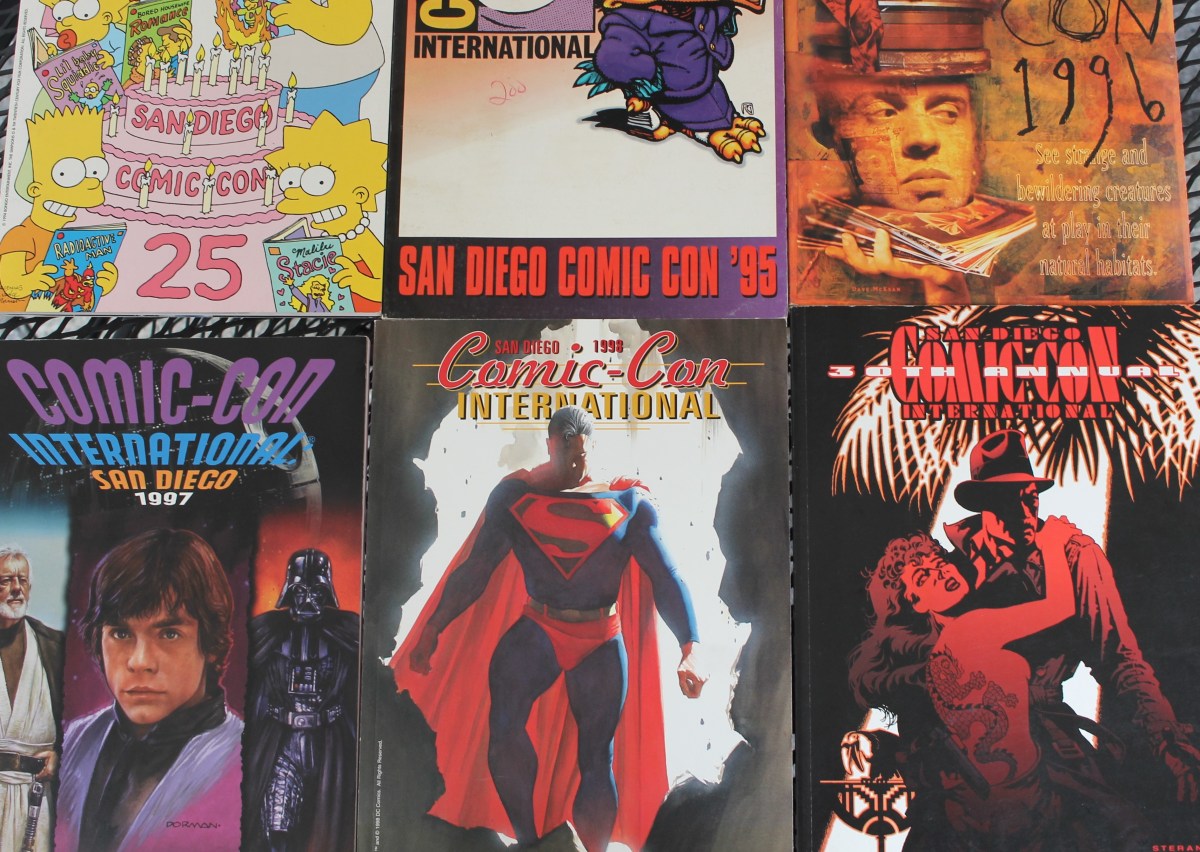 My early years of the San Diego Comic-Con, 1994-1999